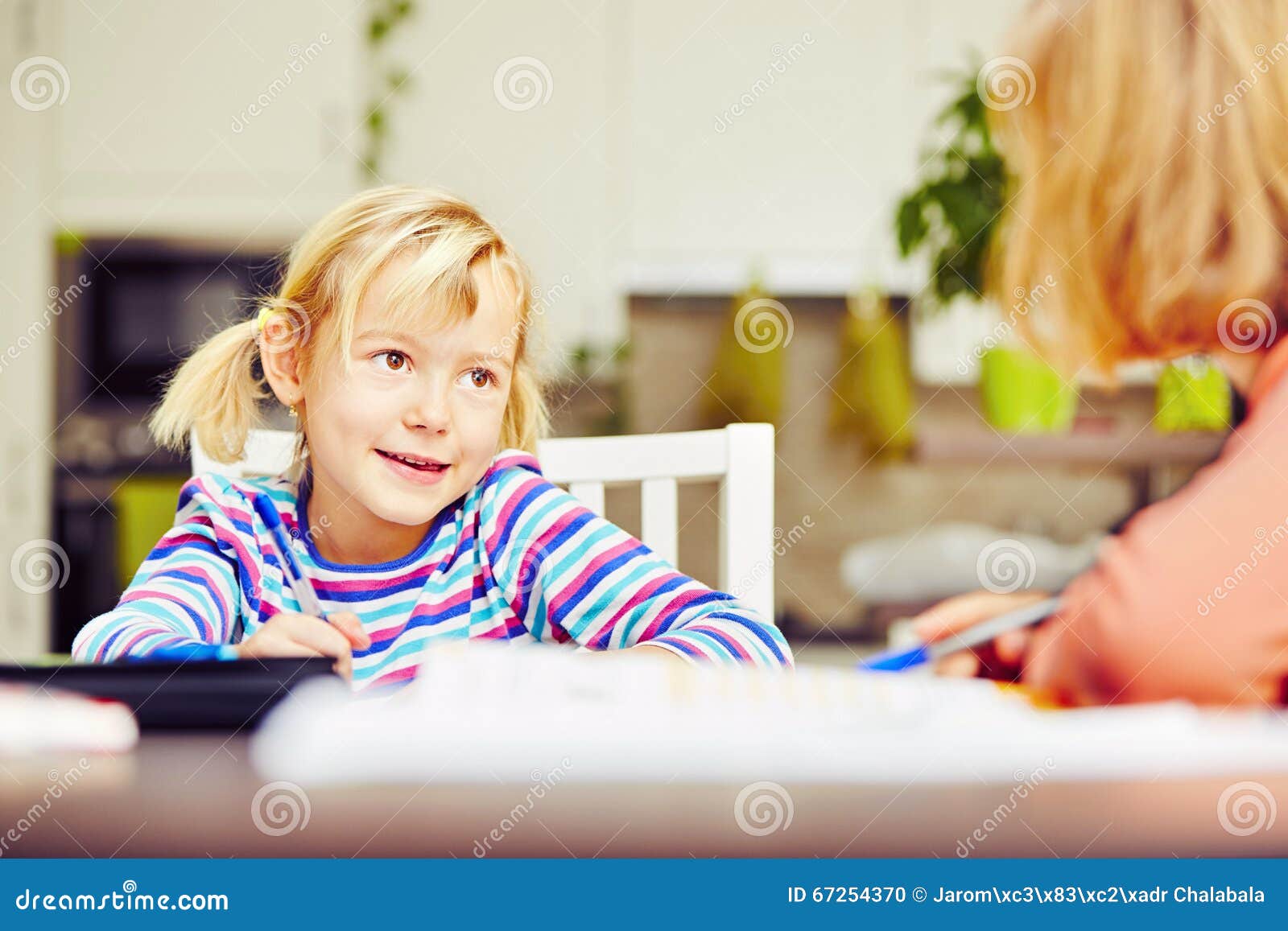 Siblings are Doing Homework Stock Photo - Image of learning, happines ...