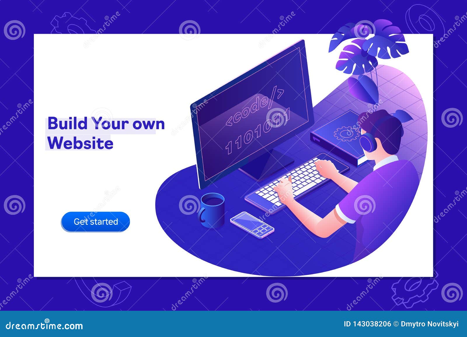 Sich Entwickelnde Programmierung Und Kodierung Von Technologien Website ...