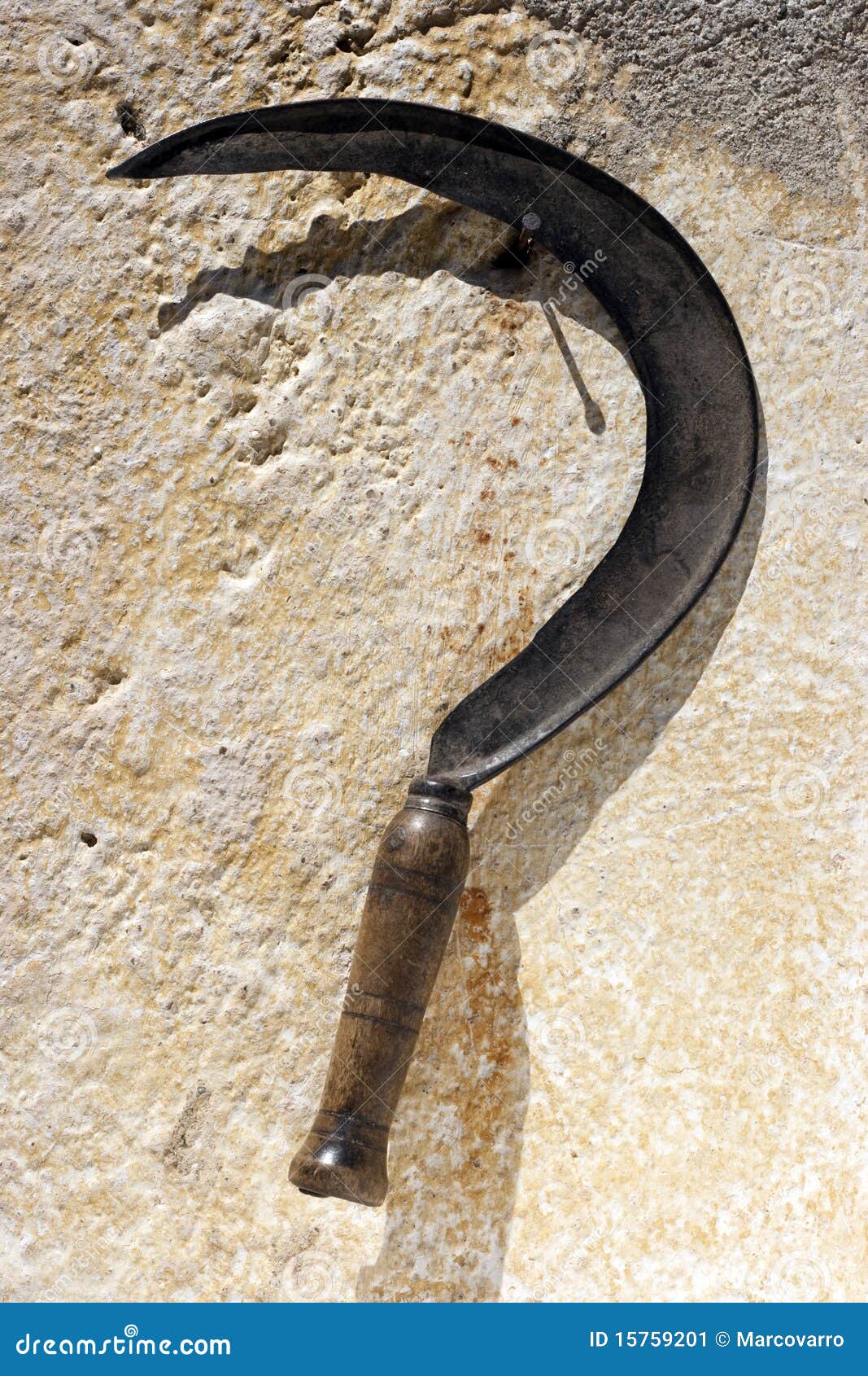 Sichel stockbild. Bild von unten, sense, eisen, blatt - 15759201