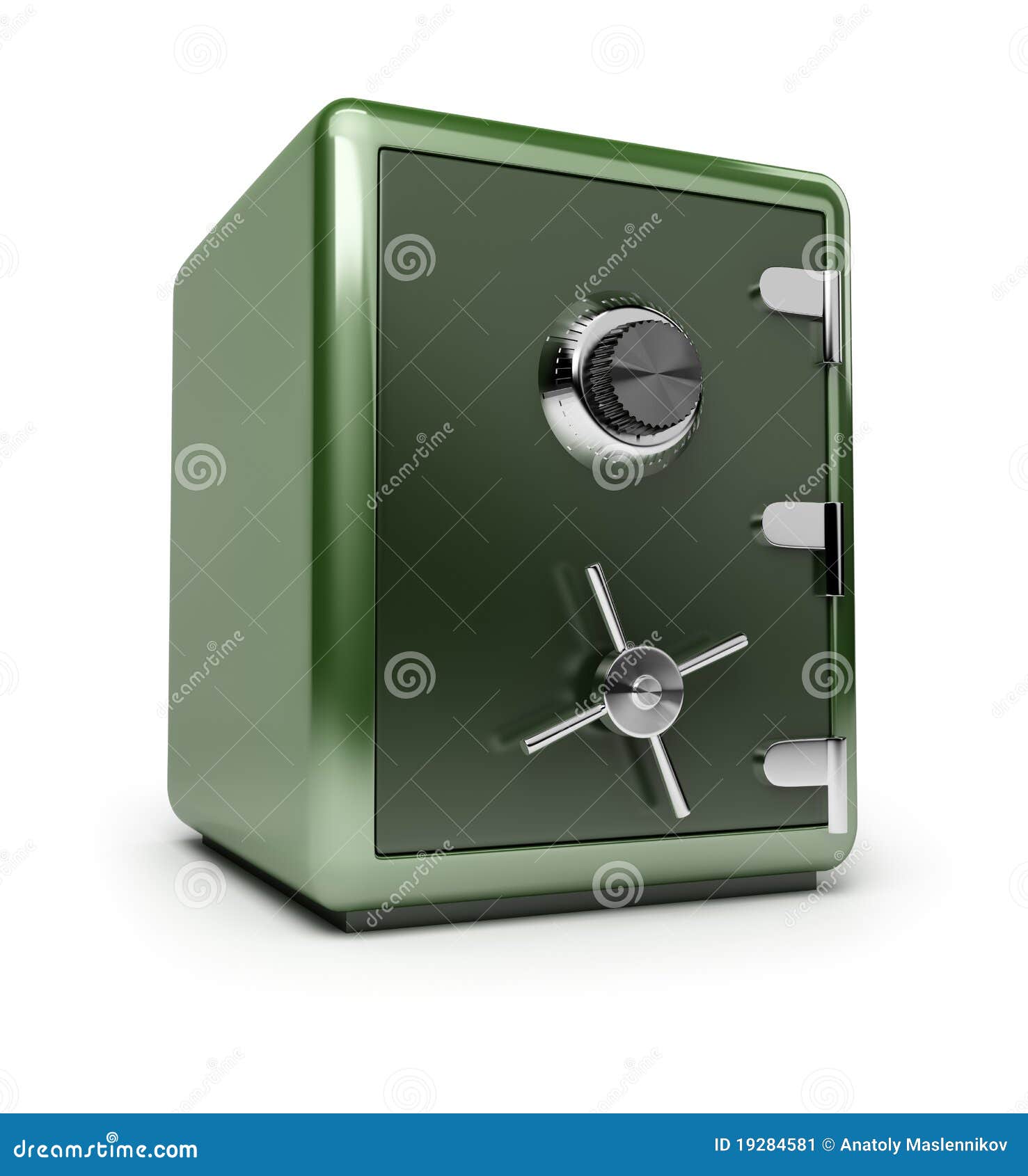 Sicher stock abbildung. Illustration von getrennt, sicherheit - 19284581