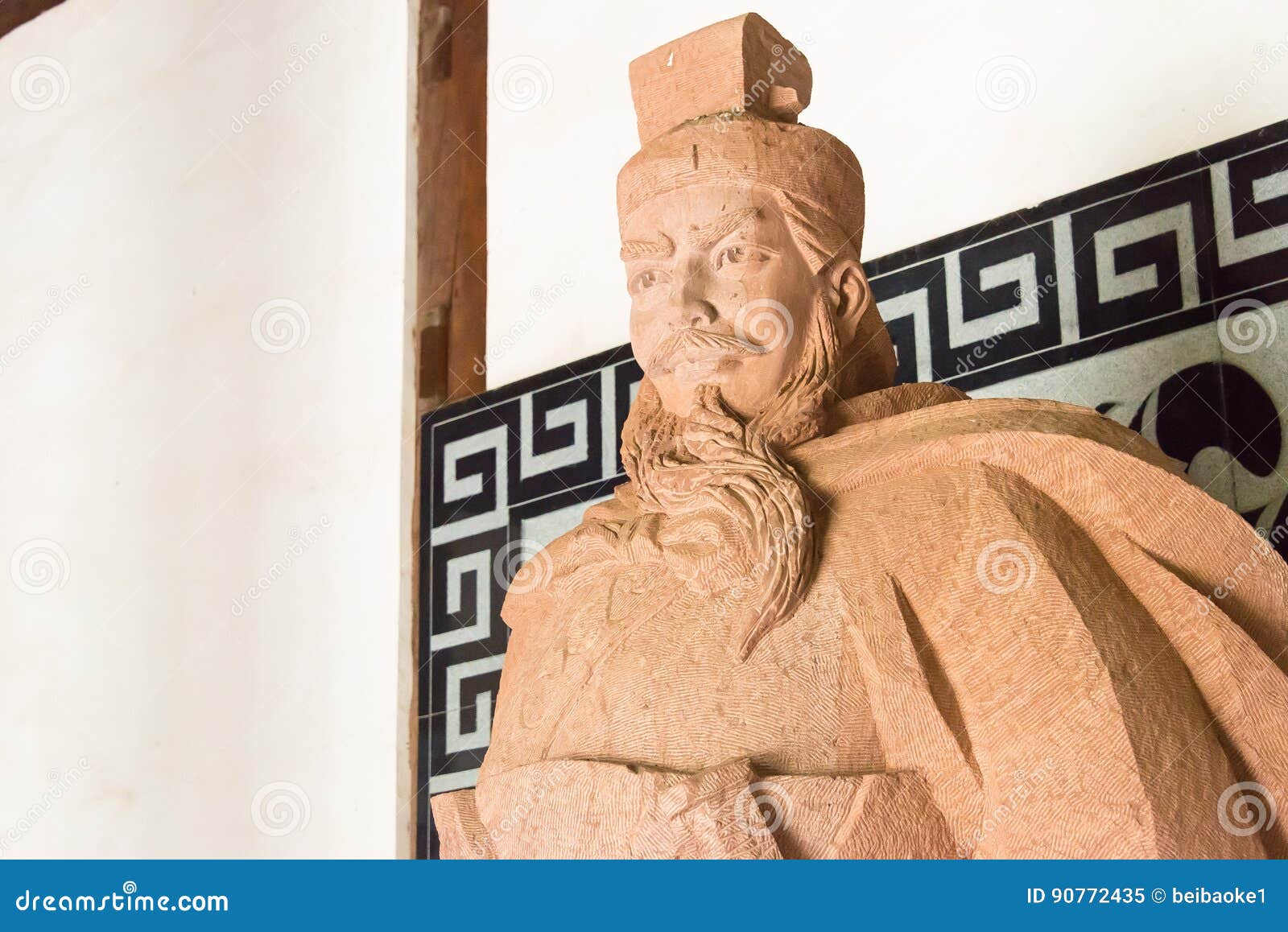 Fei Yi Statue of Jinghou Temple(Fei Yi Tomb) at Zhaohua Ancient Town. a ... Fei Yi Statue of Jinghou Temple(Fei Yi Tomb) at Zhaohua Ancient Town. a ...