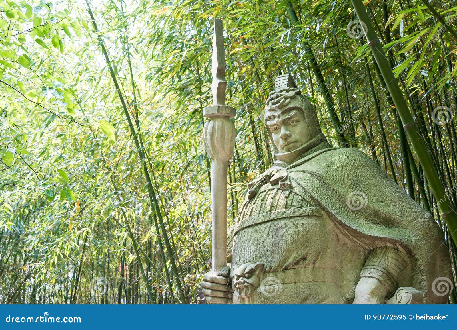 Ma Chao Statue at Zhaohua Ancient Town. a Famous Historic Site in ... Ma Chao Statue at Zhaohua Ancient Town. a Famous Historic Site in ...