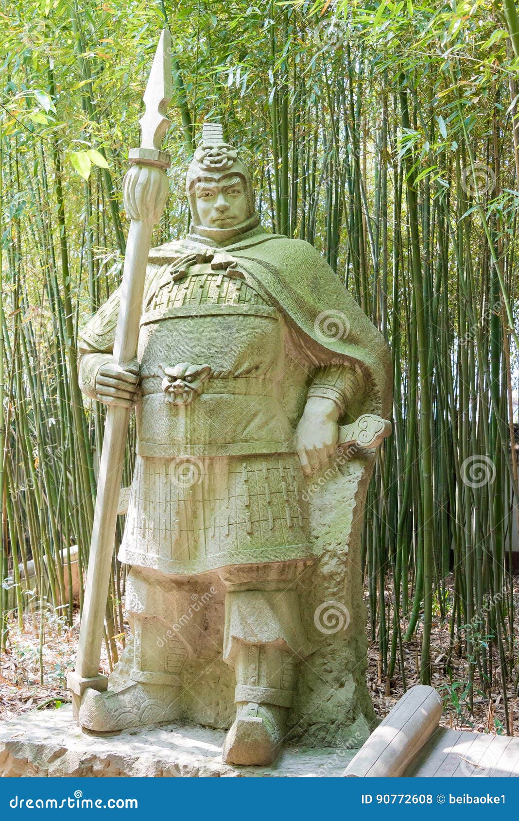Ma Chao Statue at Zhaohua Ancient Town. a Famous Historic Site in ... Ma Chao Statue at Zhaohua Ancient Town. a Famous Historic Site in ...