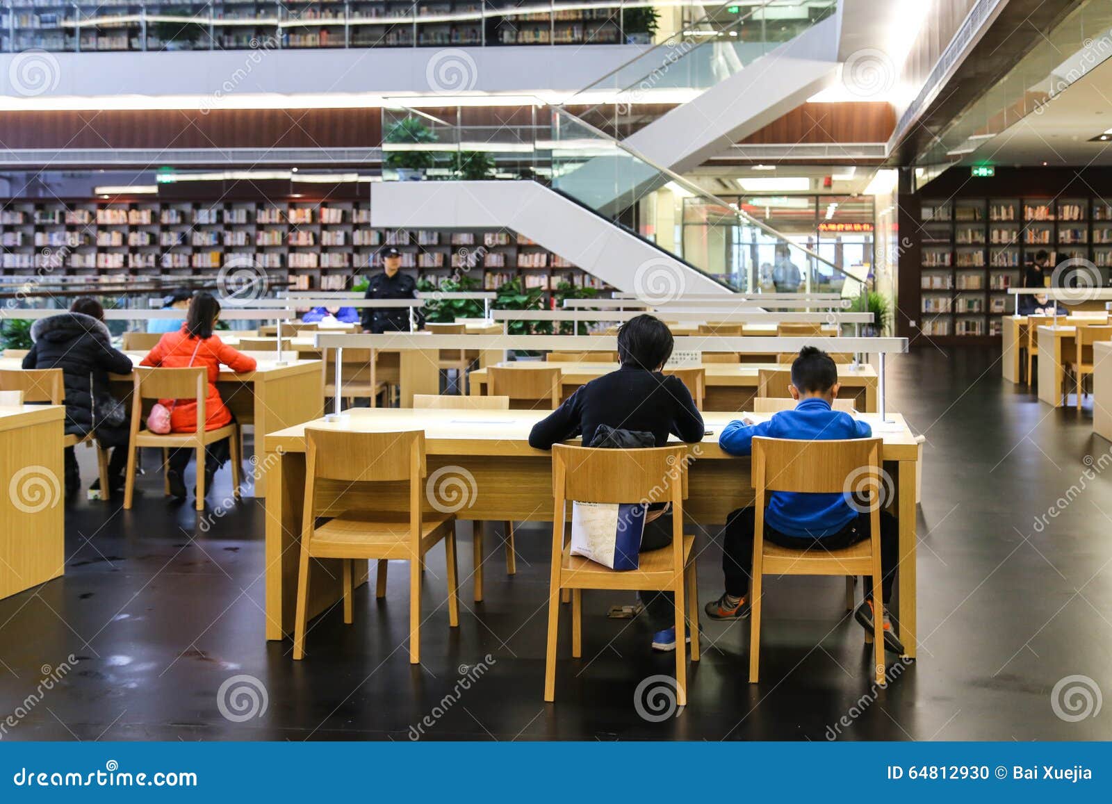 Sichuan Library in Chengdu, China Editorial Image - Image of chair ...