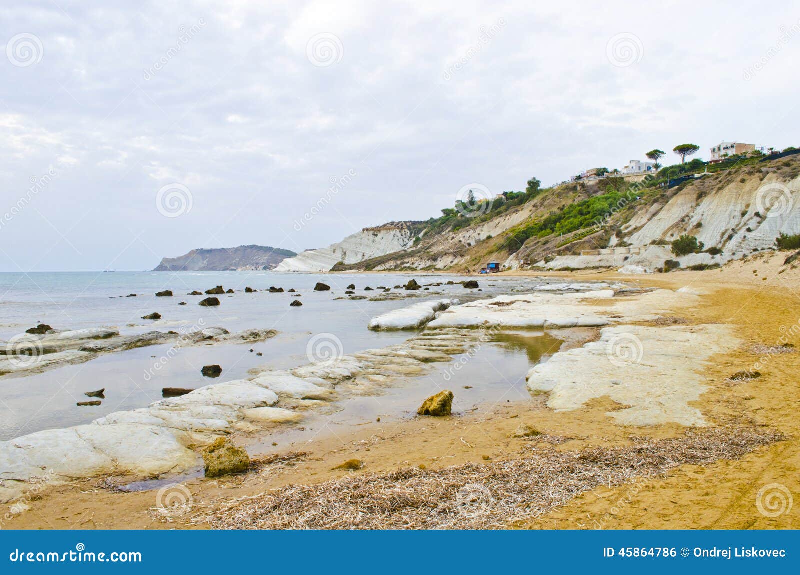 Sicilian beach stock photo. Image of scenic, sicilian - 45864786