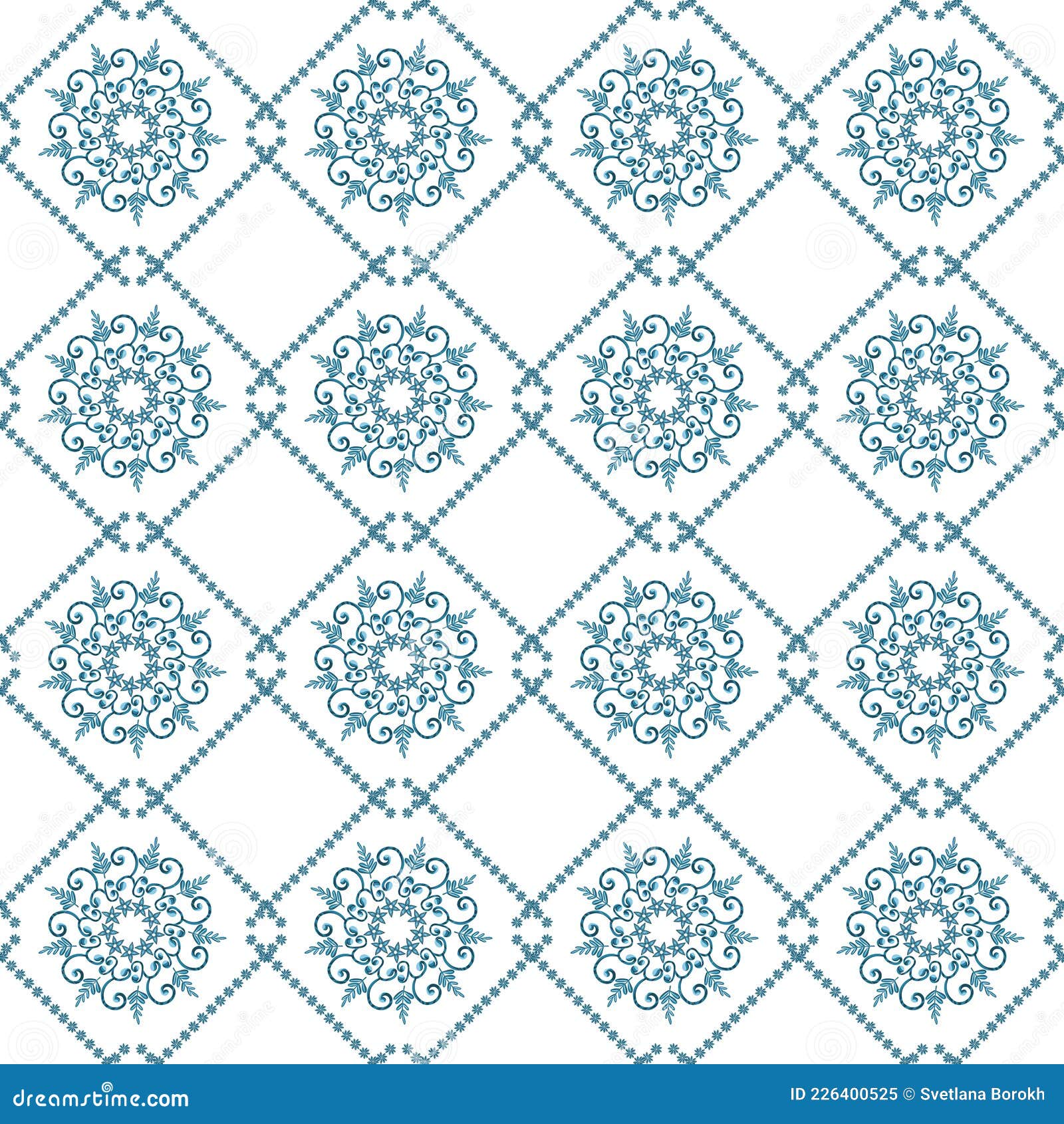 Sicilian Blue Ceramic Tile Pattern, Repeating Texture Print, Background ...