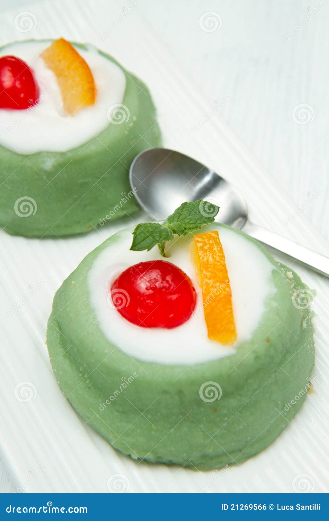 Sicilian cassata stock photo. Image of cherry, mini, cake - 21269566