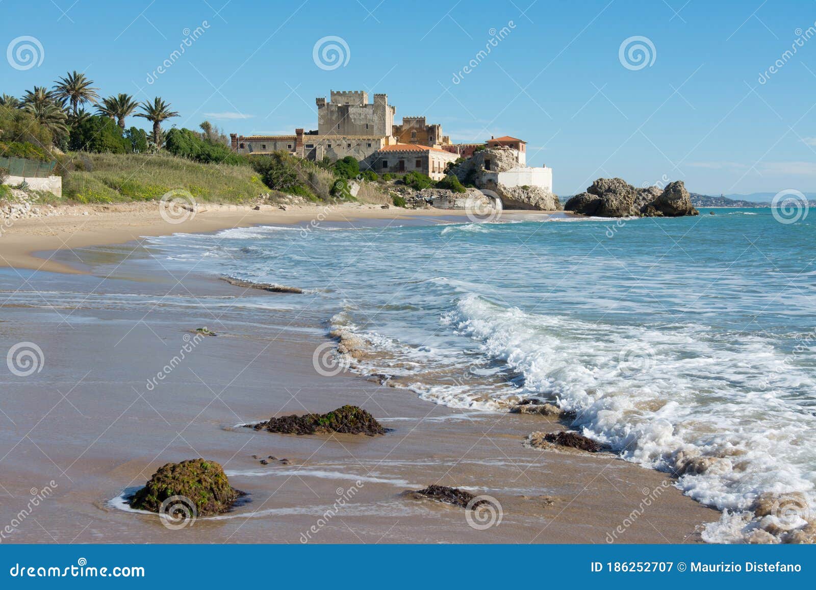 Sicilian Castles. Naro Medieval Castle Royalty-Free Stock Photography ...