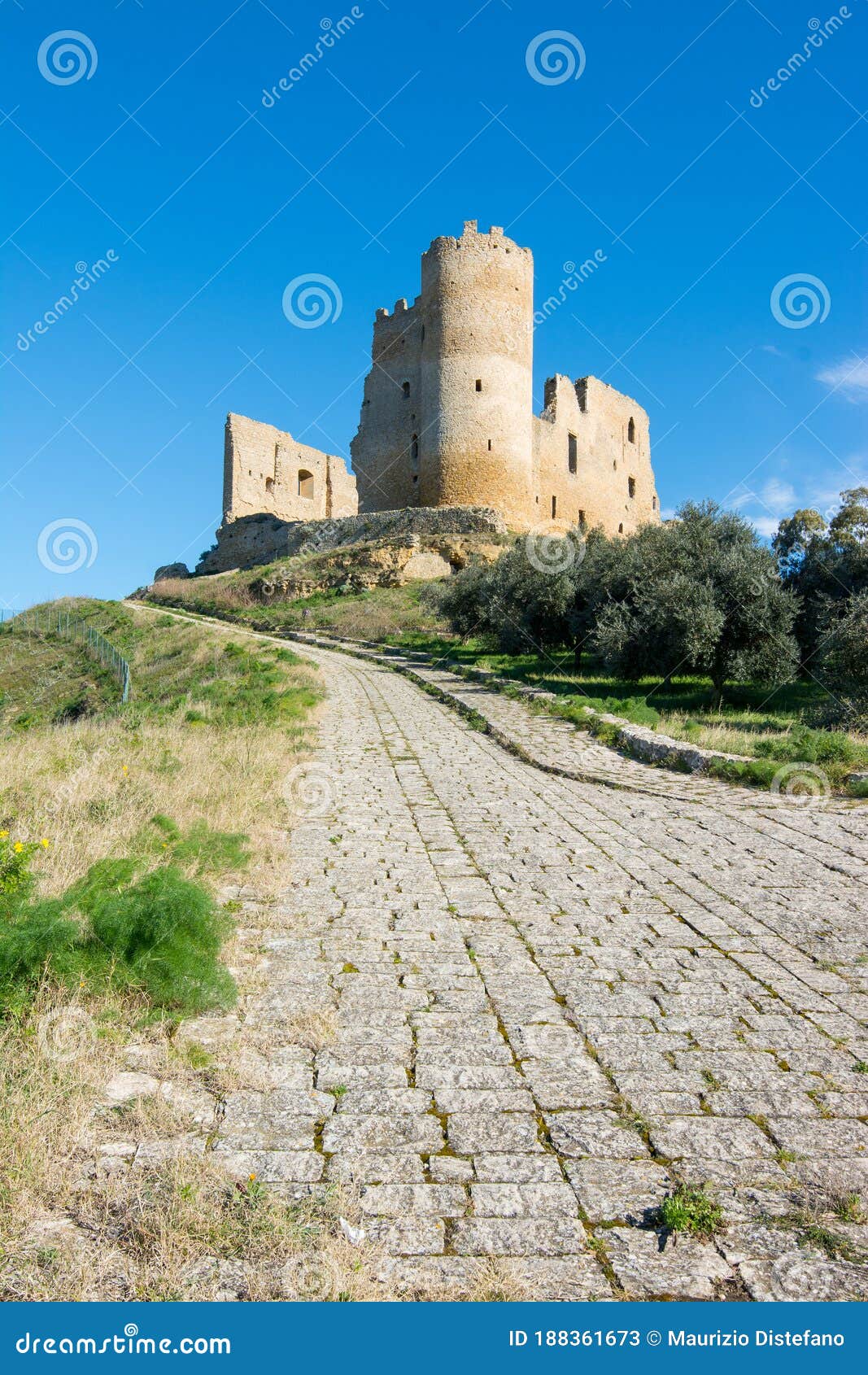 Sicilian Castles. Naro Medieval Castle Royalty-Free Stock Photography ...