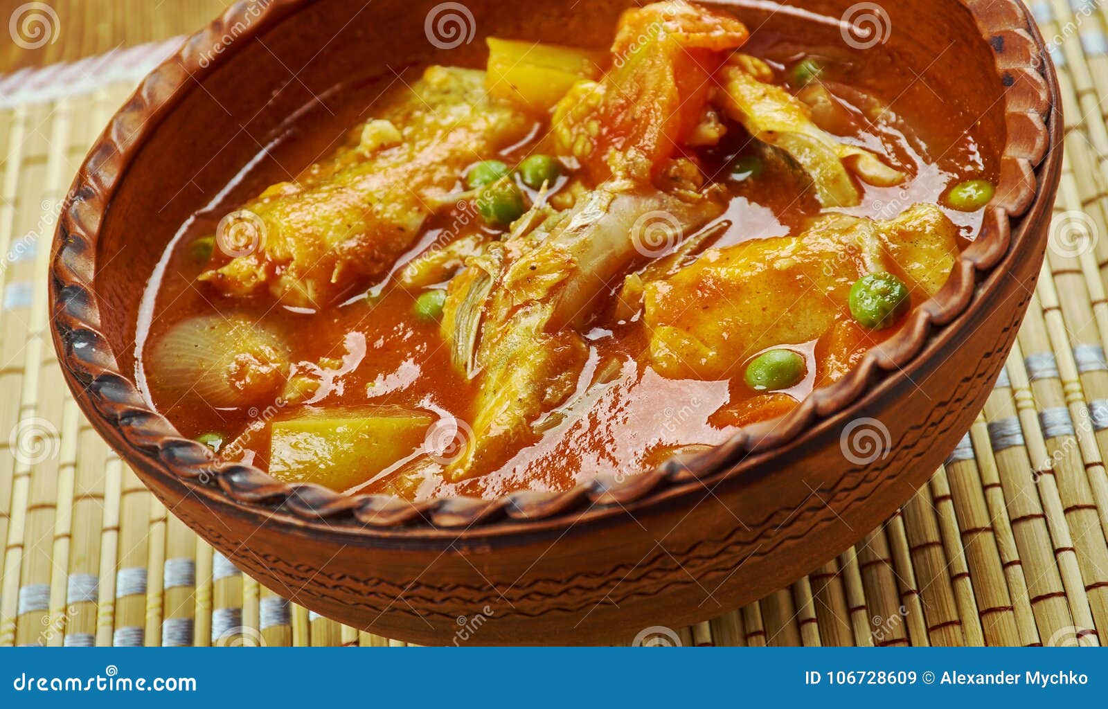 Sicilian Fish Stew stock image. Image of style, recipe - 106728609