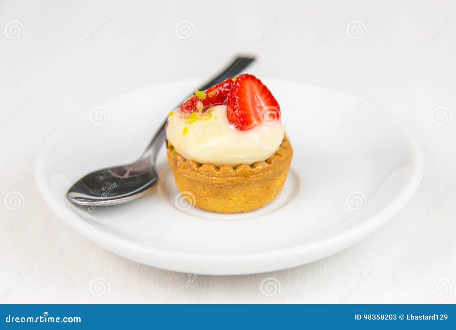 Sicilian Pastry on White Circular Dish Stock Image - Image of ...