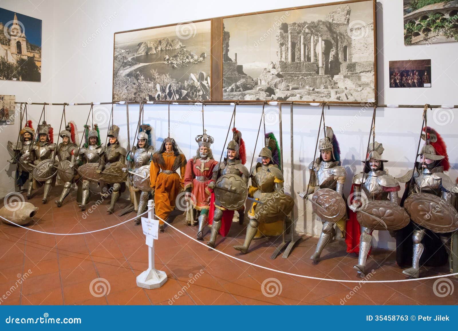 Sicilian puppets editorial stock photo. Image of scene - 35458763