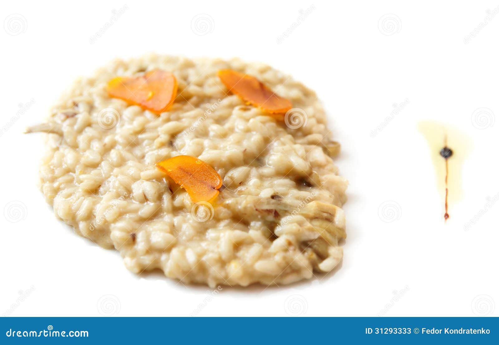 Sicilian Risotto with Bottarga - Cured Fish Roe, Isolated Stock Image ...