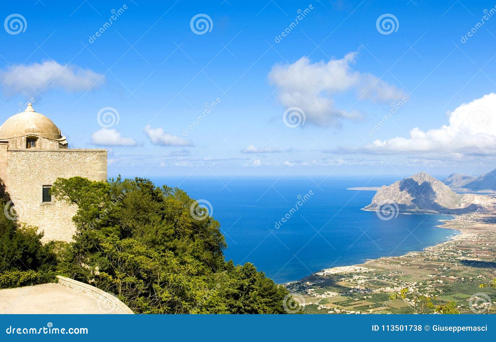Sicily stock photo. Image of outdoor, island, erice - 113501738