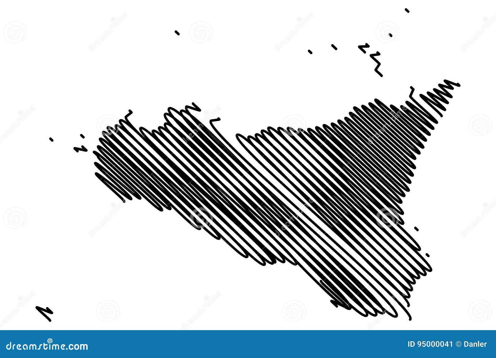 Sicily Island Map - Cdr Format Cartoon Vector | CartoonDealer.com ...