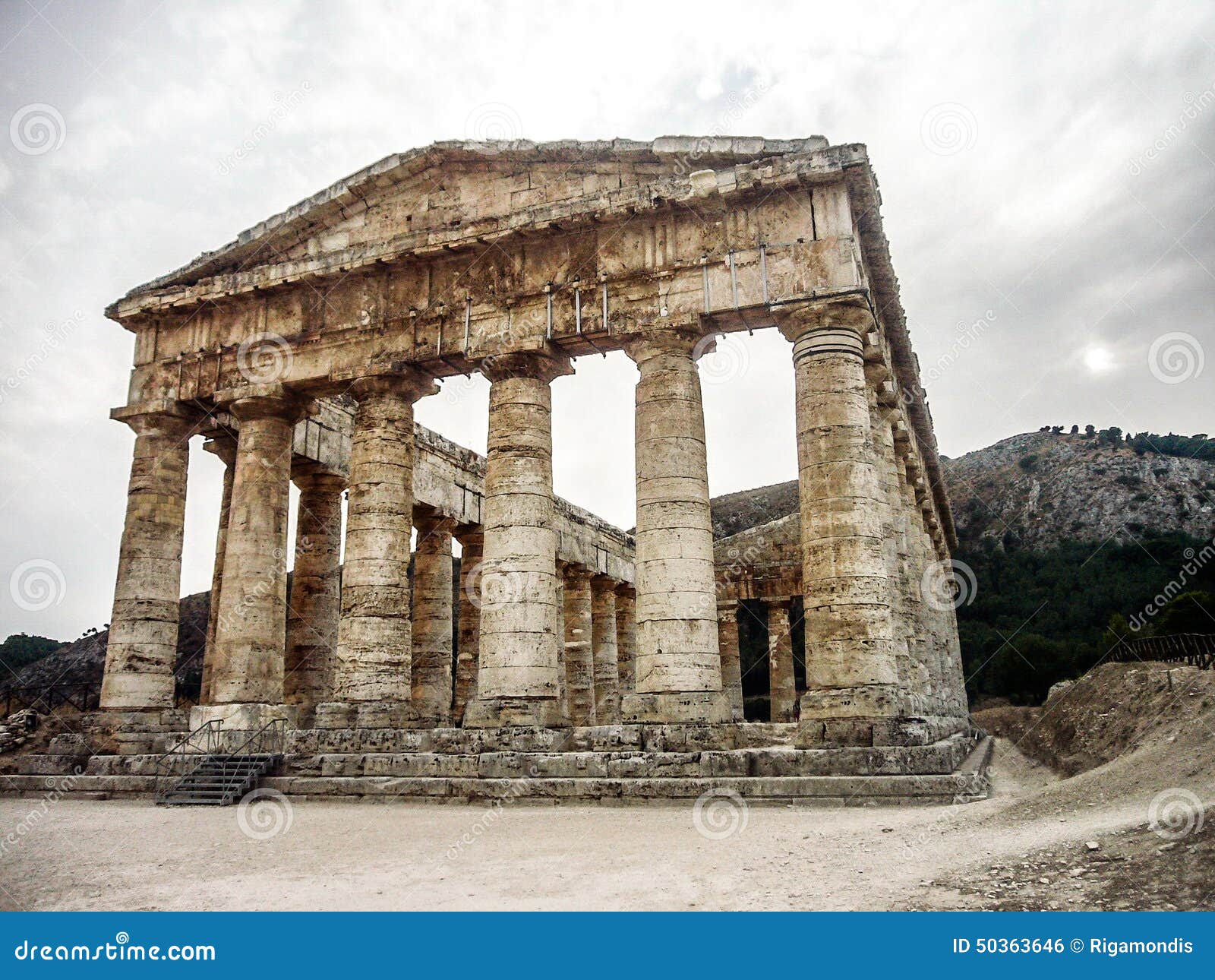 Sicily Parthenon stock photo. Image of retro, style, stadium - 50363646