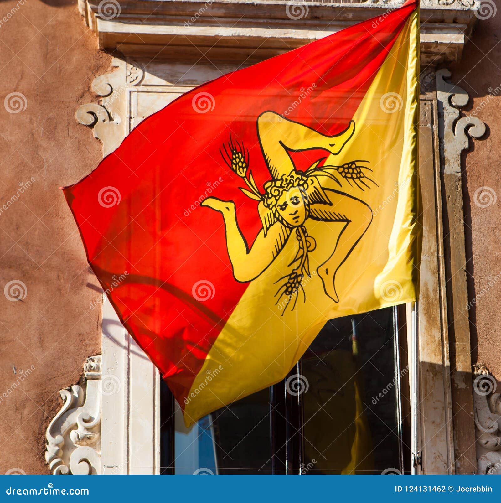 Sicily Symbol of Three Legs Representing Three Corners of the is Stock ...