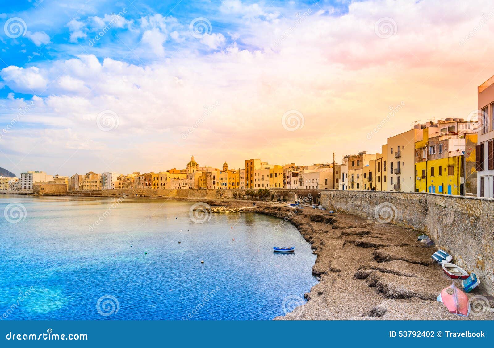 Sicily, Trapani, Italy stock photo. Image of historic - 53792402