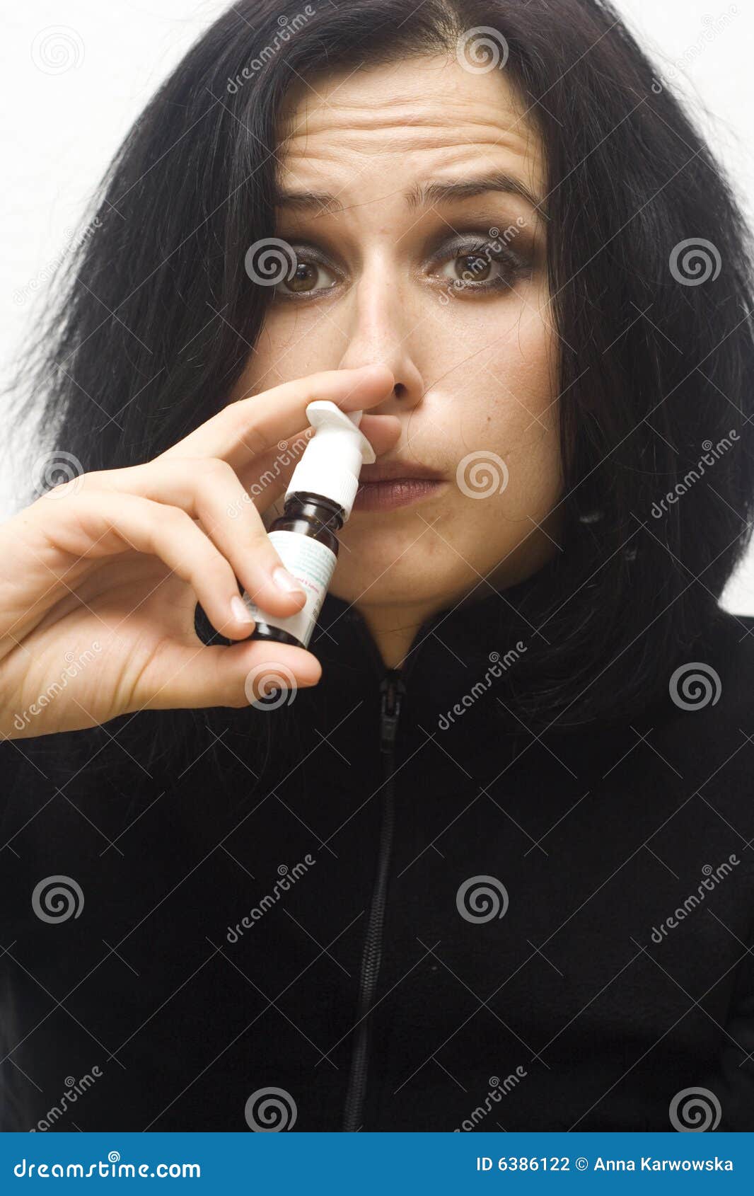 Sick stock photo. Image of portrait, drugs, adult, drops - 6386122