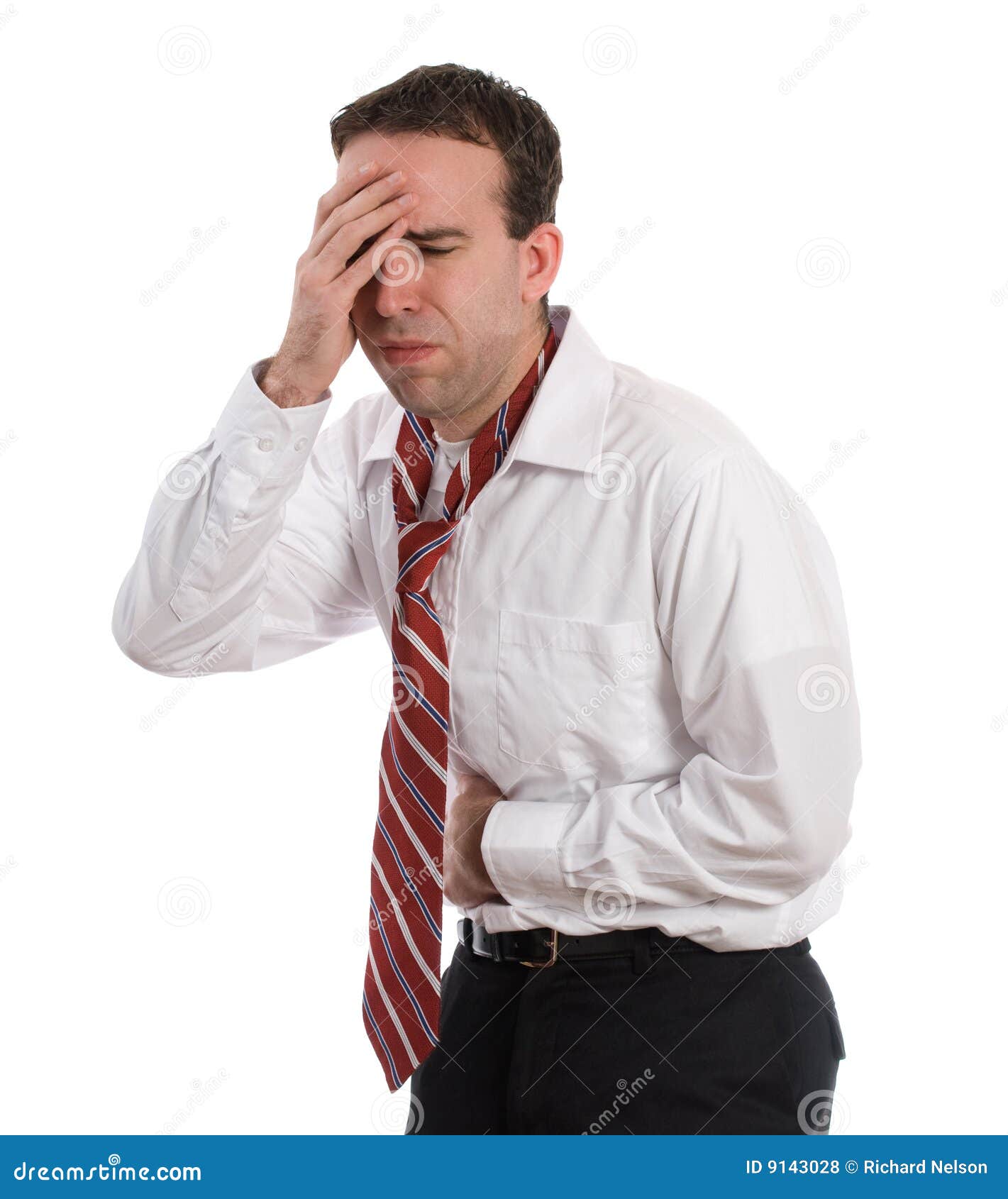 Sick stock photo. Image of isolated, male, ache, cramp - 9143028