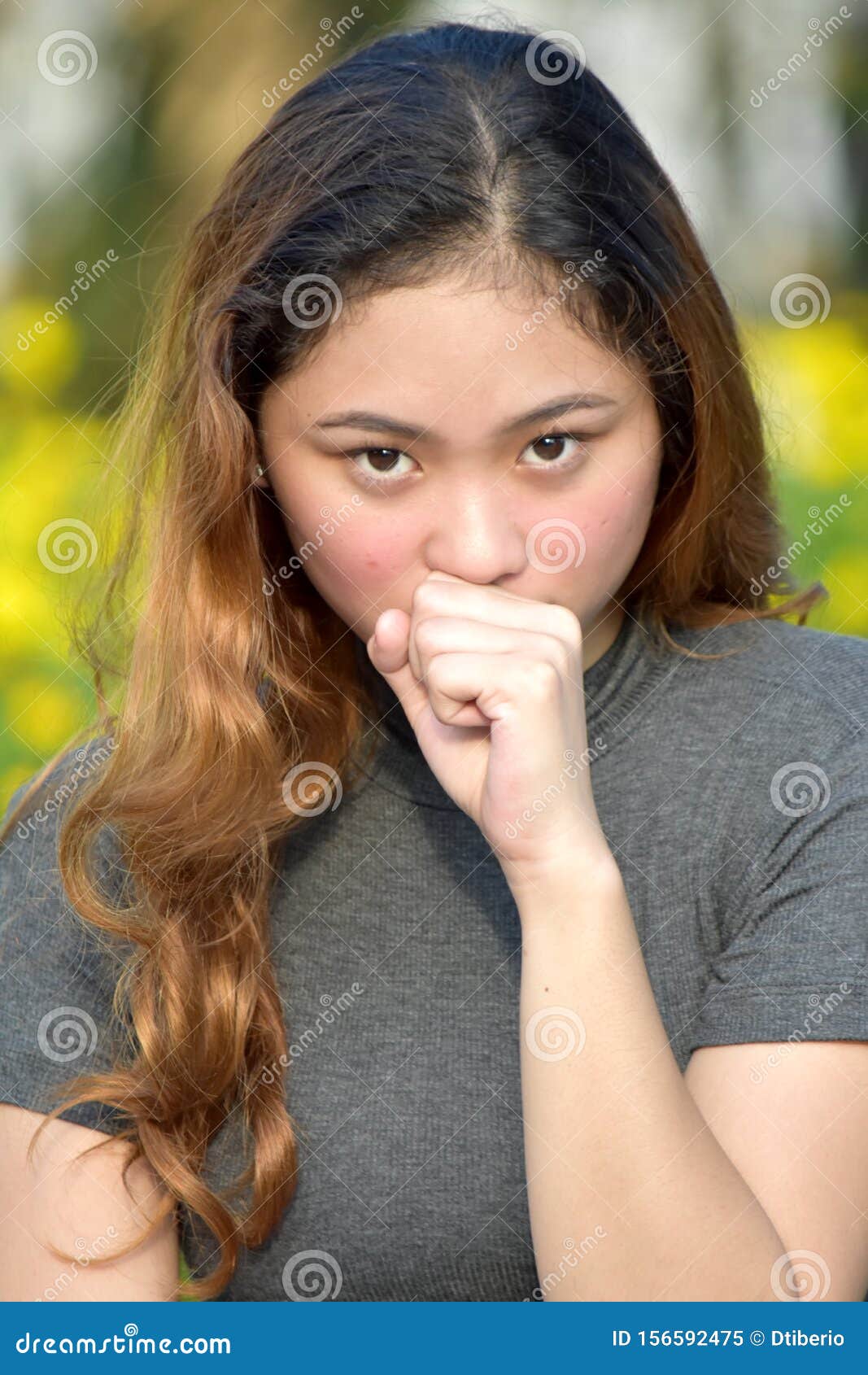 Sick Attractive Filipina Person Stock Image - Image of sick ...