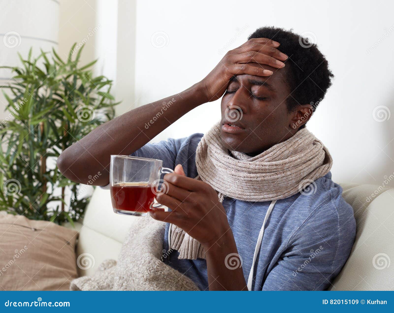 Sick black man stock image. Image of sick, afro, drinking - 82015109
