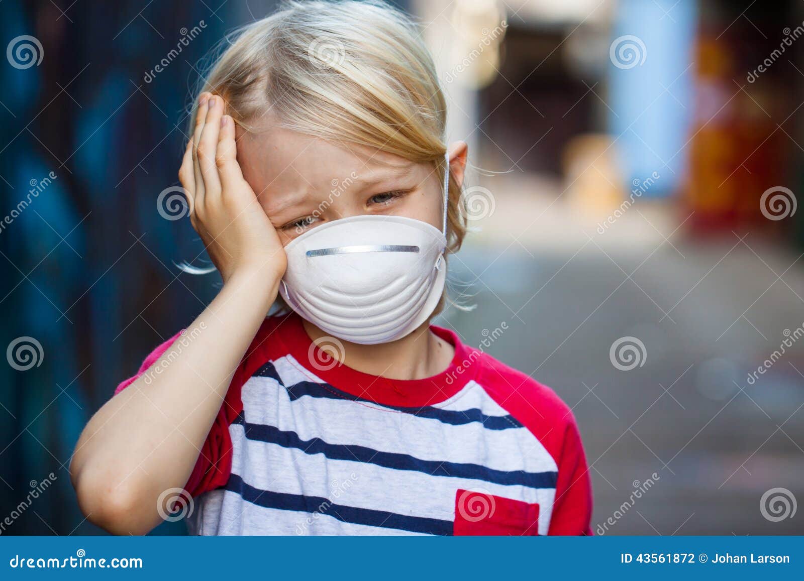 Sick boy wearing face mask stock photo. Image of sick - 43561872
