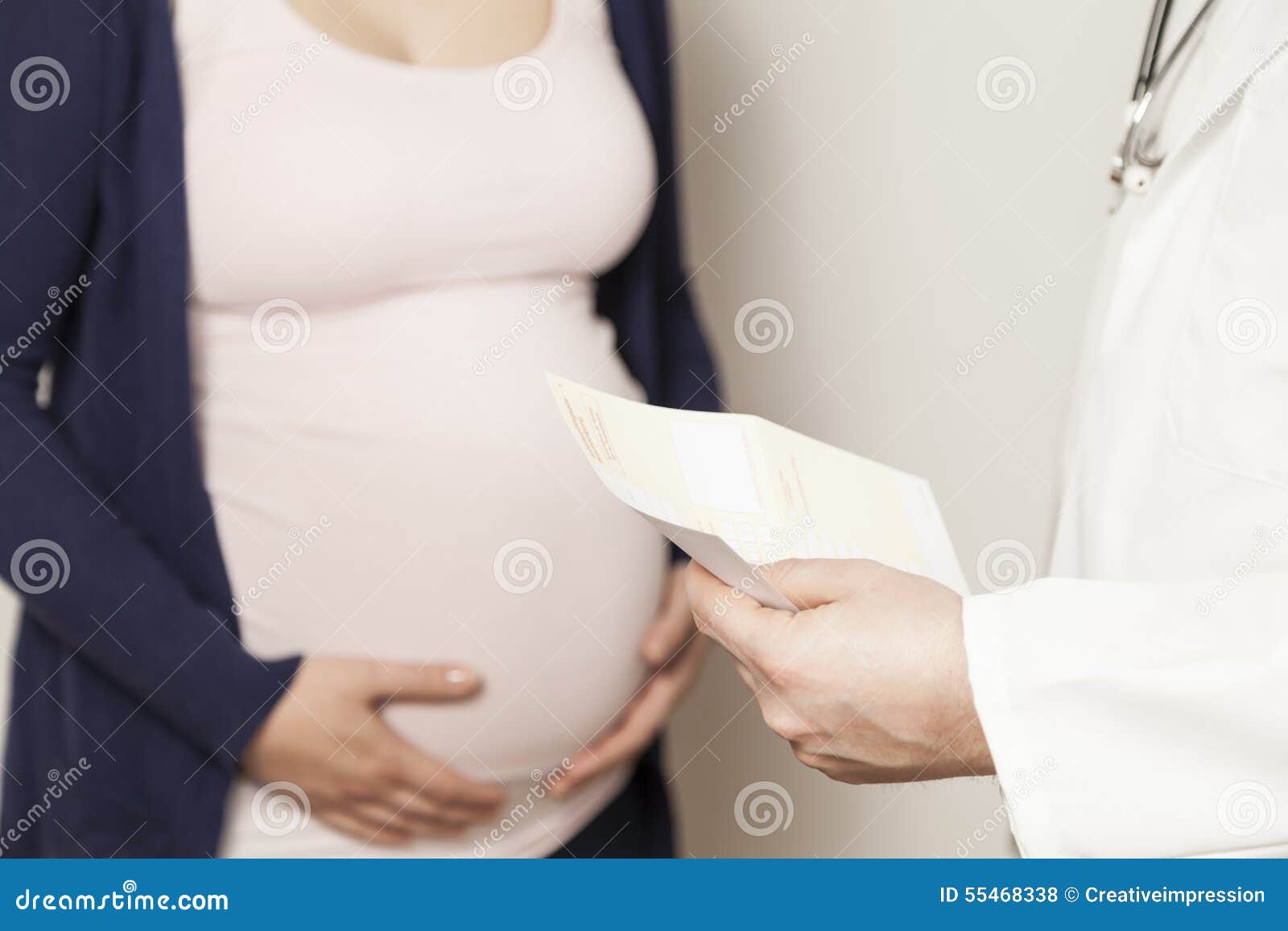 Sick Certificate for Pregnant Stock Photo - Image of gestation ...