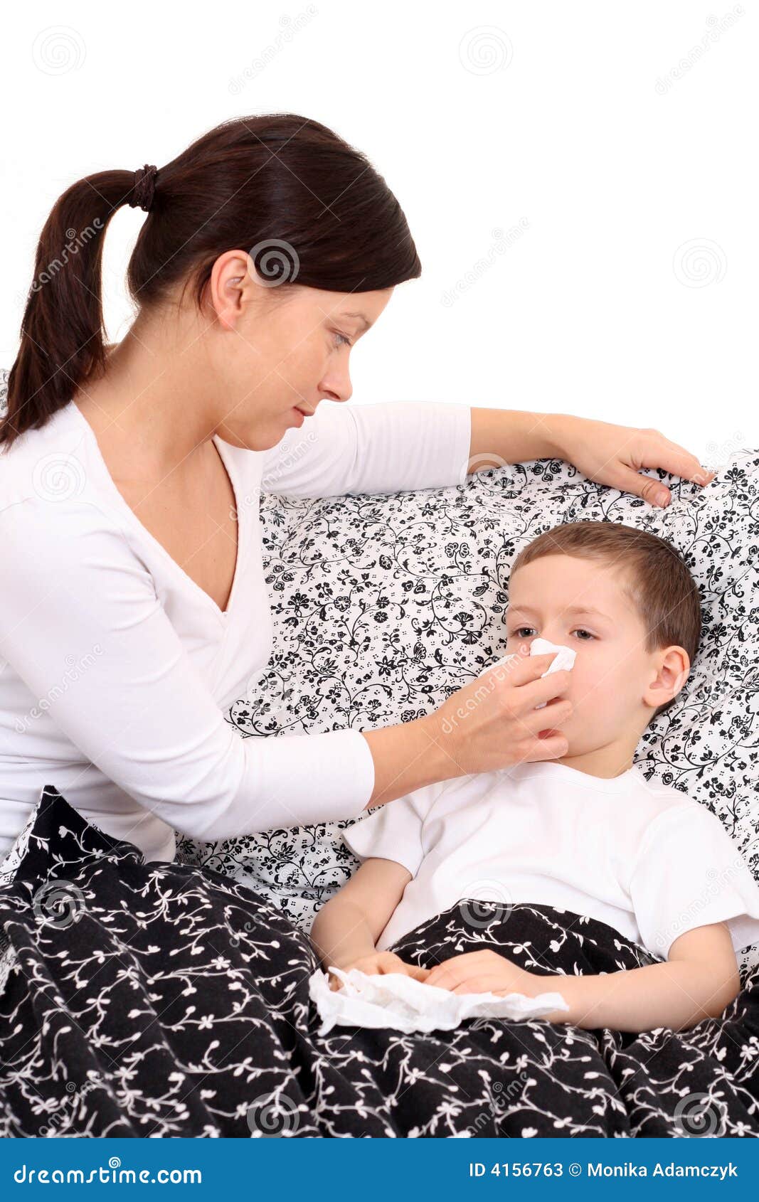 Sick child stock image. Image of cold, season, winter - 4156763