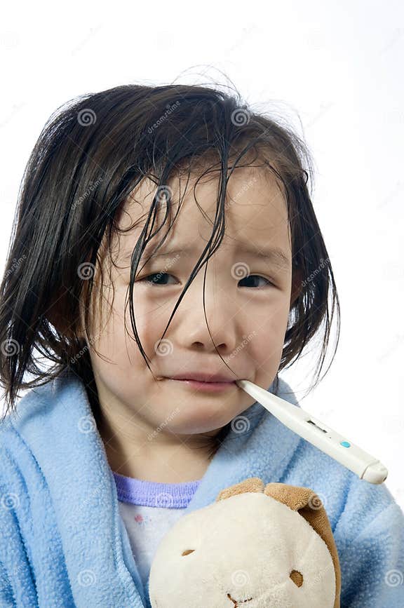 Sick Child stock photo. Image of cough, healthcare, healthy - 4257208