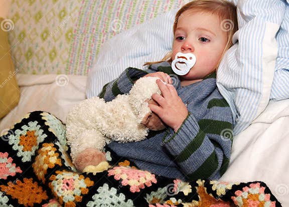 Sick child stock photo. Image of infected, health, medicine - 4850780