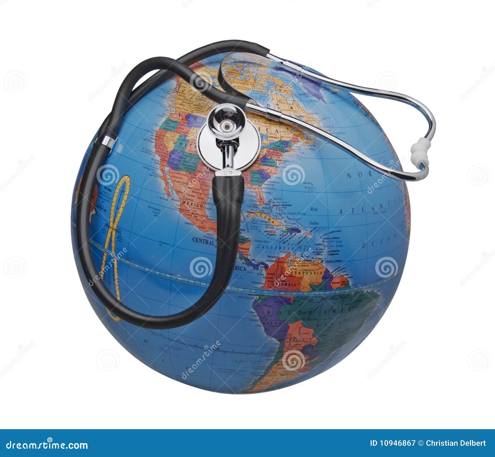 Sick Earth or Us Healthcare System Stock Image - Image of checkup ...