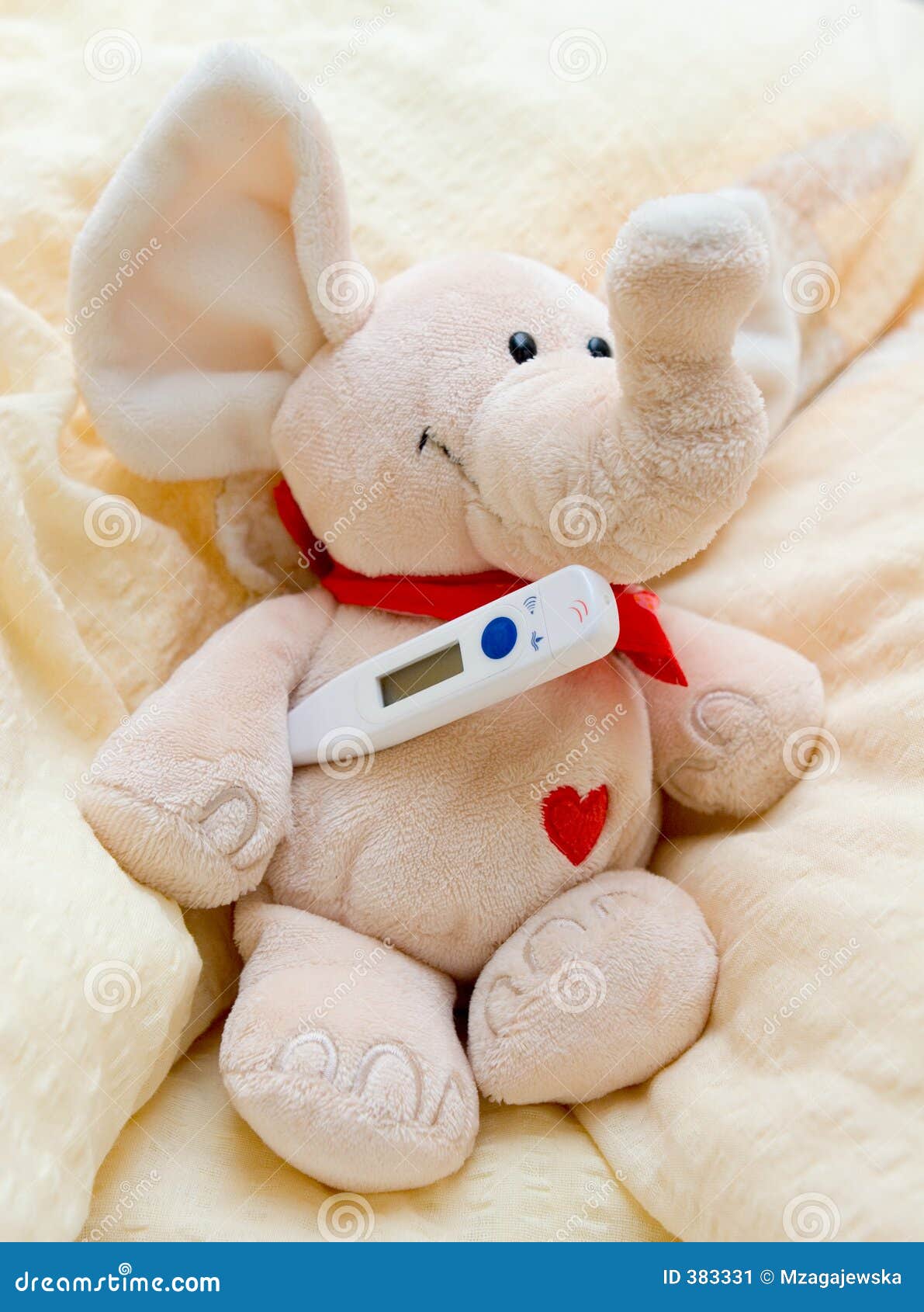 A sick elephant stock image. Image of infected, close, equipment - 383331