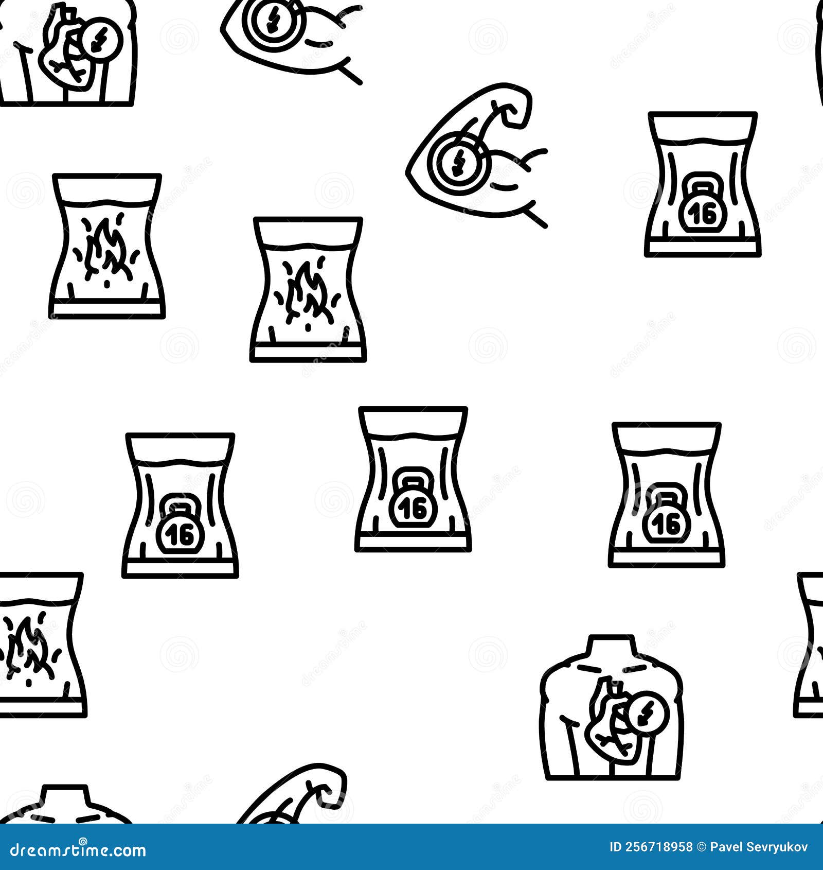 Sick Health Problem and Allergy Vector Seamless Pattern Stock ...