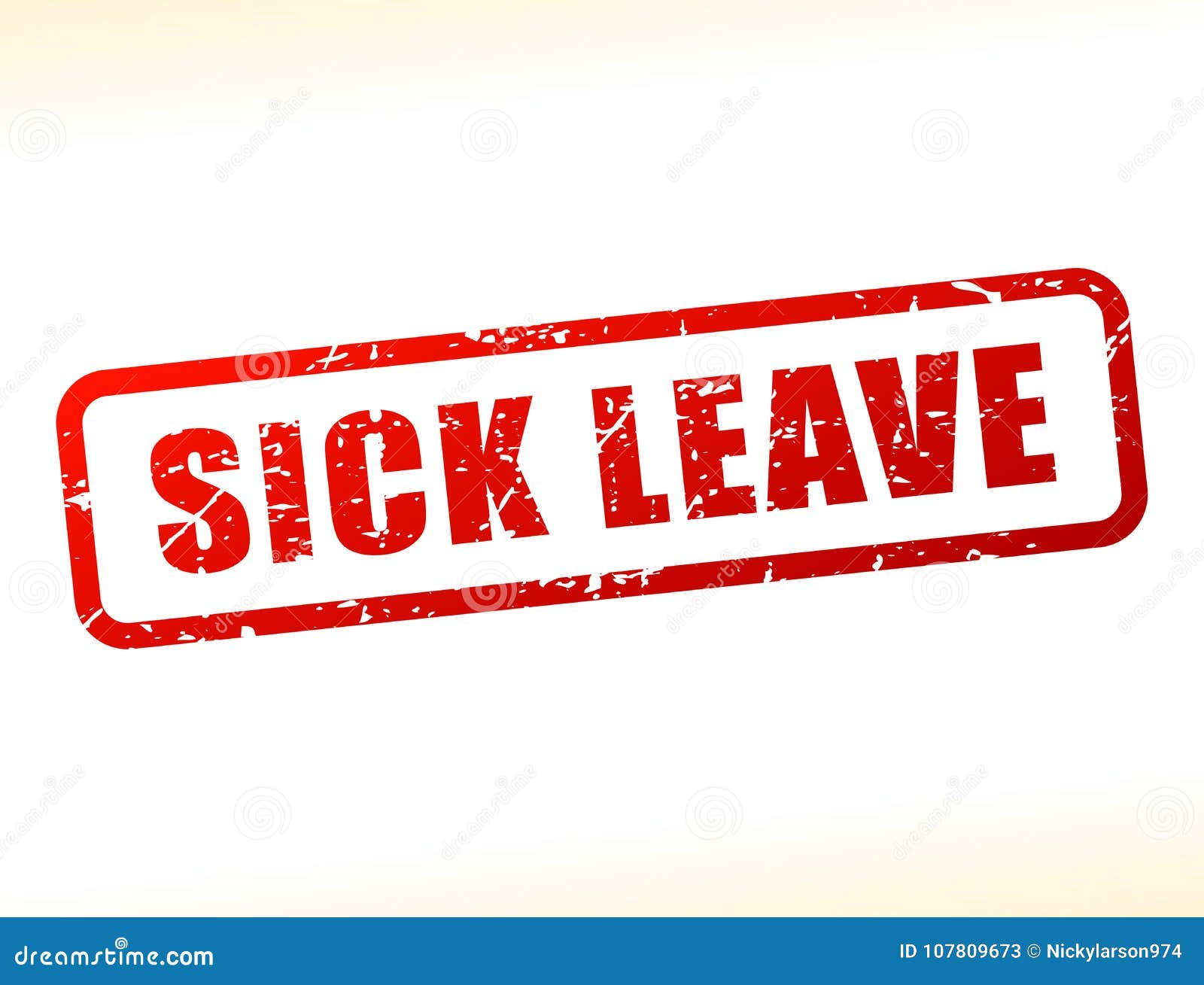 Sick Leave Royalty-Free Illustration | CartoonDealer.com #61915500