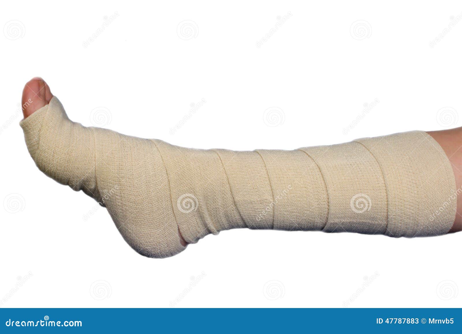 Sick leg stock image. Image of white, bandage, medicine - 47787883