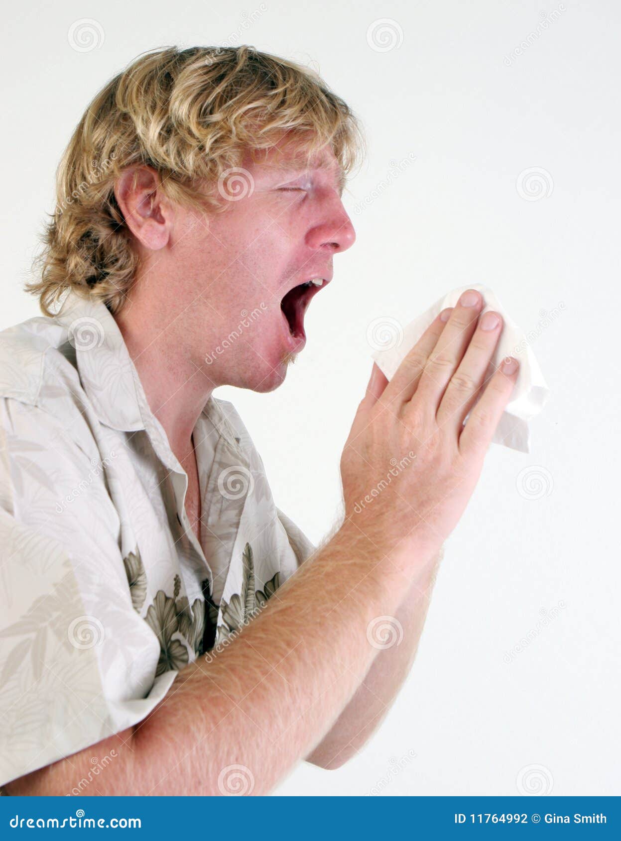 Sick man. stock photo. Image of headshot, masculine, person - 11764992