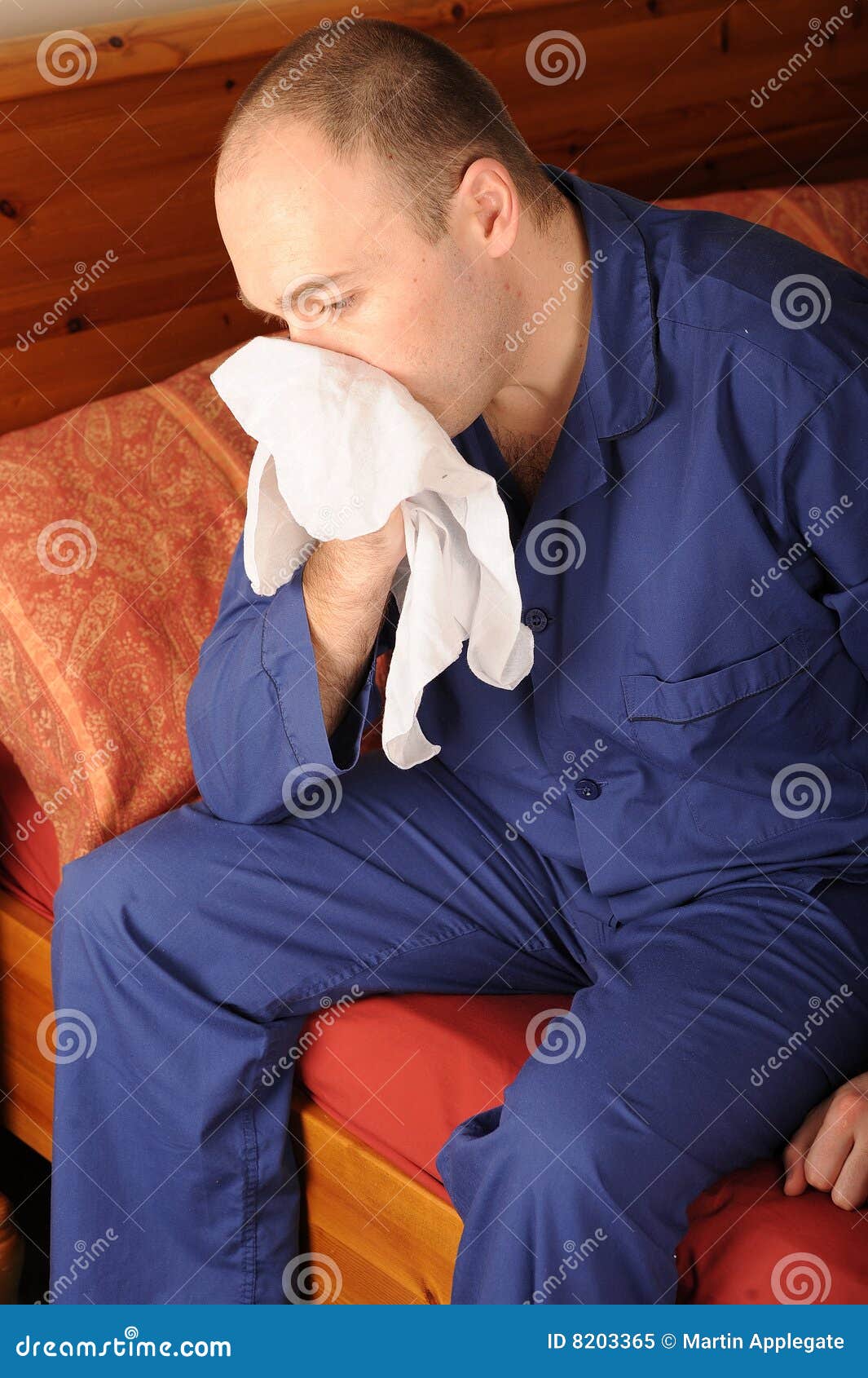 Sick man stock image. Image of nose, cold, details, indoor - 8203365