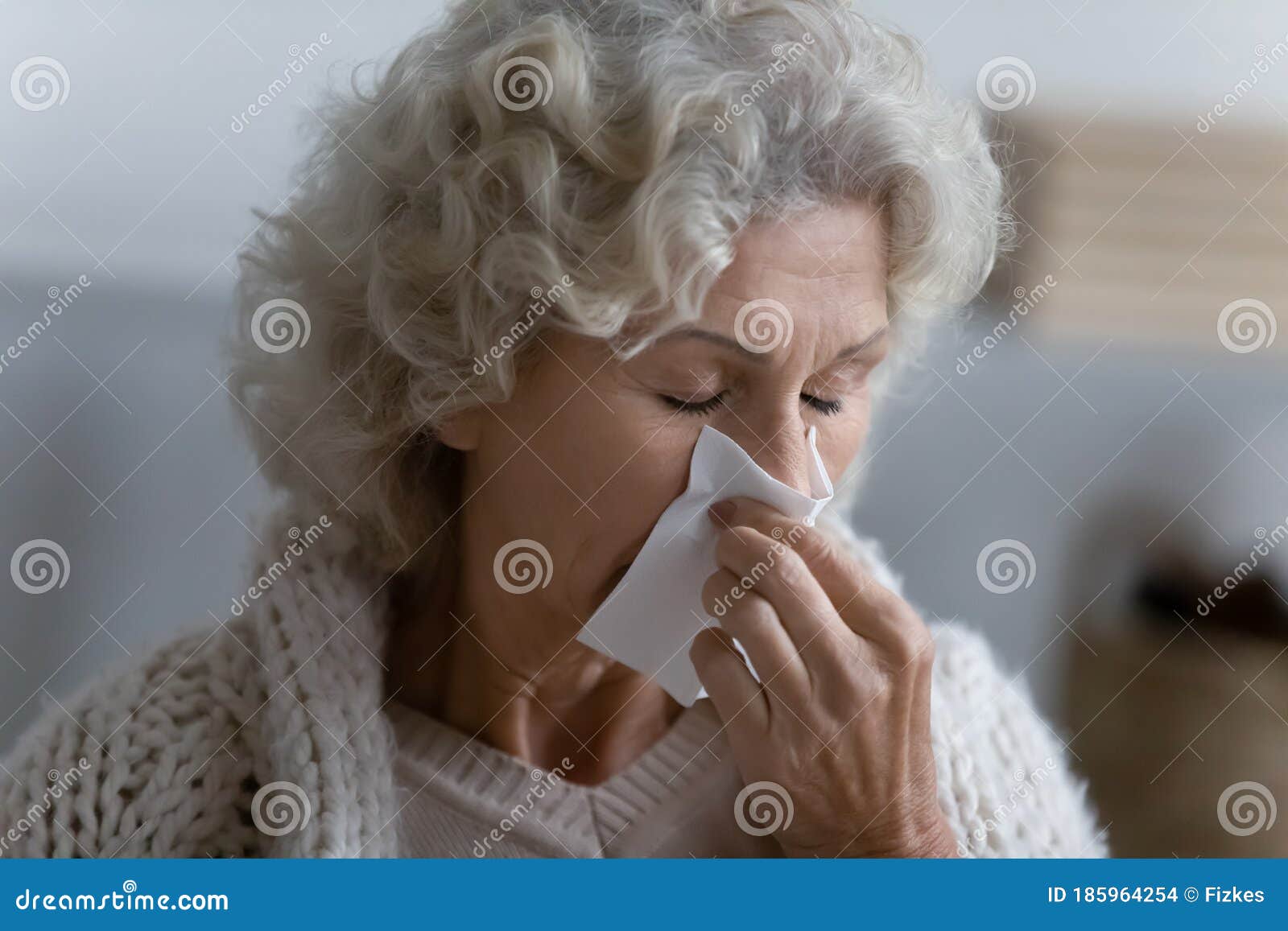 A Woman With Rhinitis Squeaks A Saline Solution Or Vasoconstrictor ... A Woman With Rhinitis Squeaks A Saline Solution Or Vasoconstrictor ...