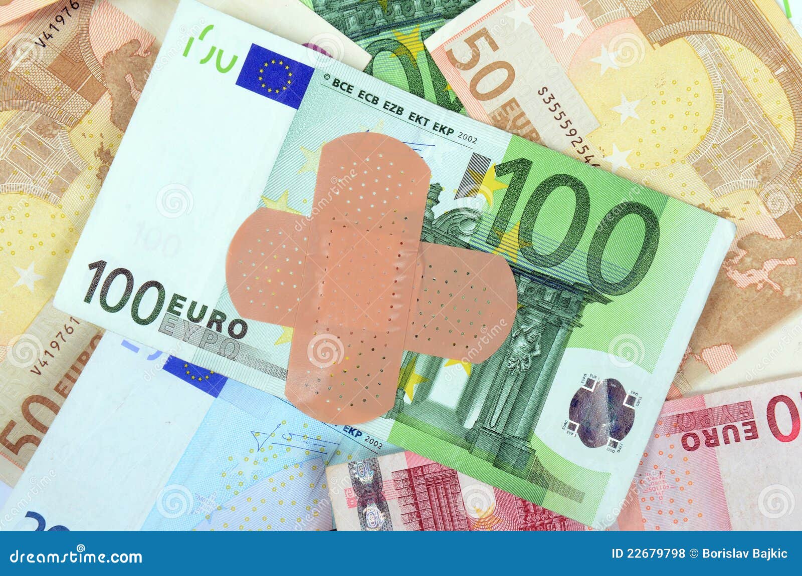 Sick money stock photo. Image of finance, euro, insolvent - 22679798