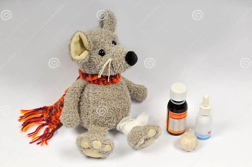 Sick mouse stock image. Image of pang, physic, cough - 17955659