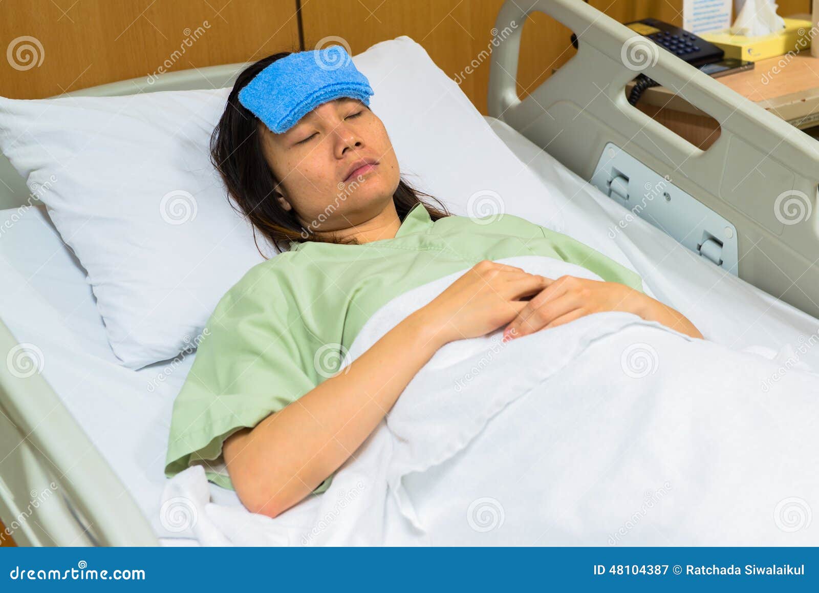 Sick patient on gurney stock image. Image of illness - 48104387