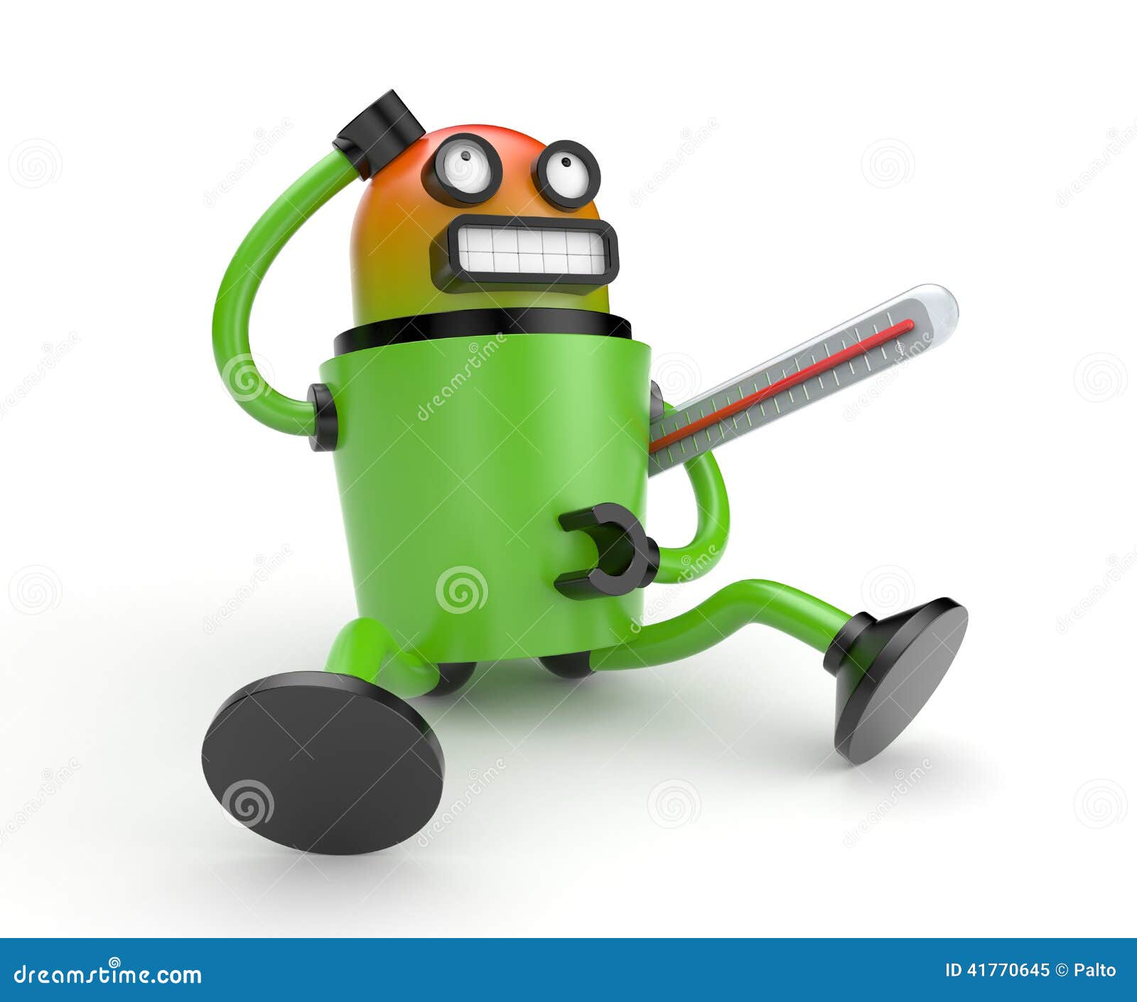 Sick robot stock illustration. Illustration of catastrophe - 41770645