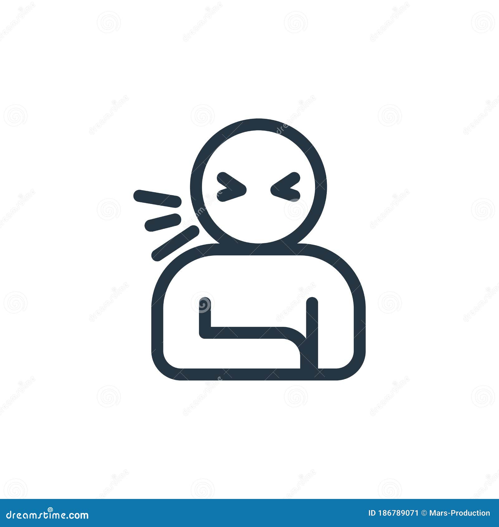 Sick Vector Icon. Sick Editable Stroke. Sick Linear Symbol for Use on ...