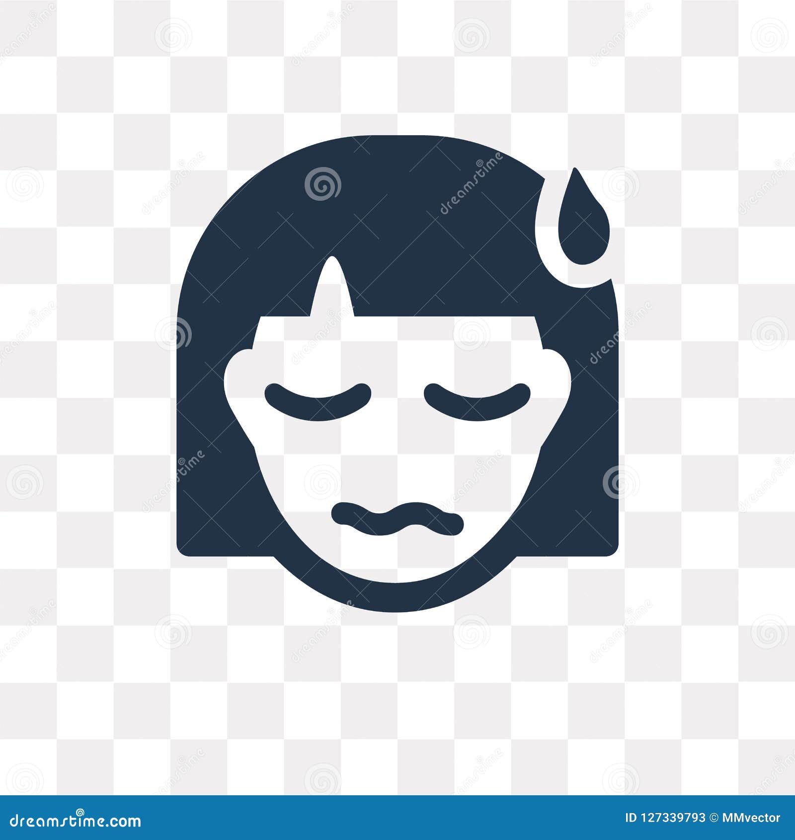 Sick Vector Icon Isolated On Transparent Background, Sick Trans ...