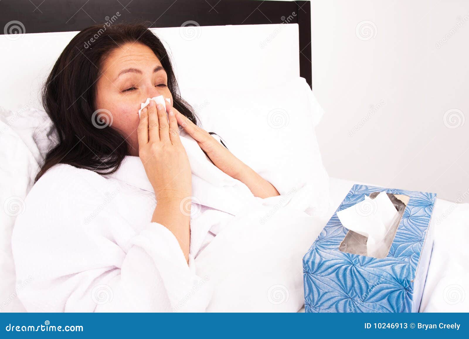 Sick woman stock image. Image of sick, resting, contagious - 10246913