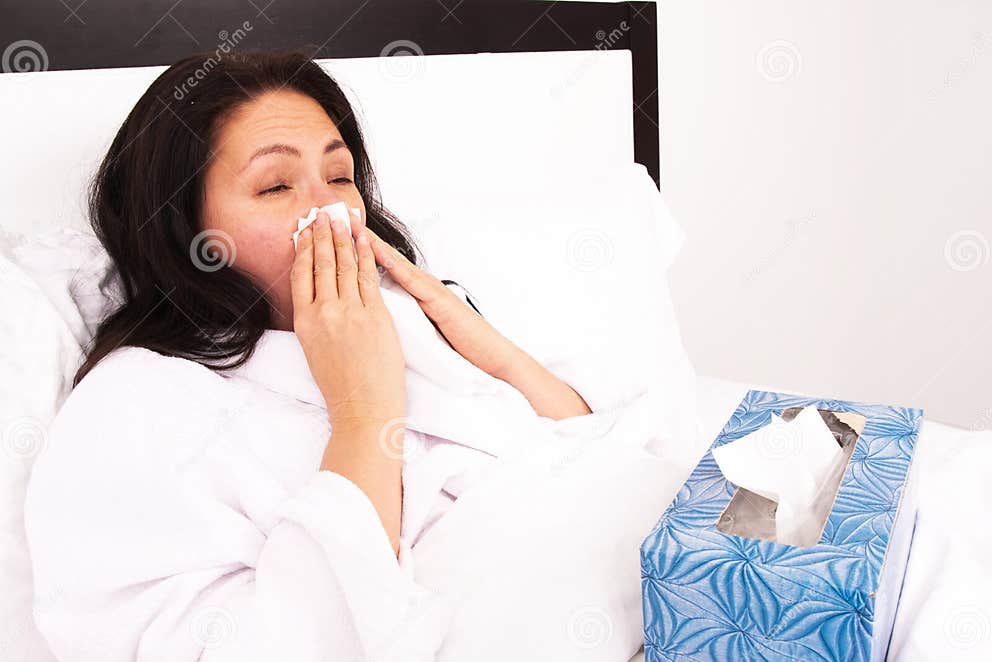 Sick woman stock image. Image of sick, resting, contagious - 10246913