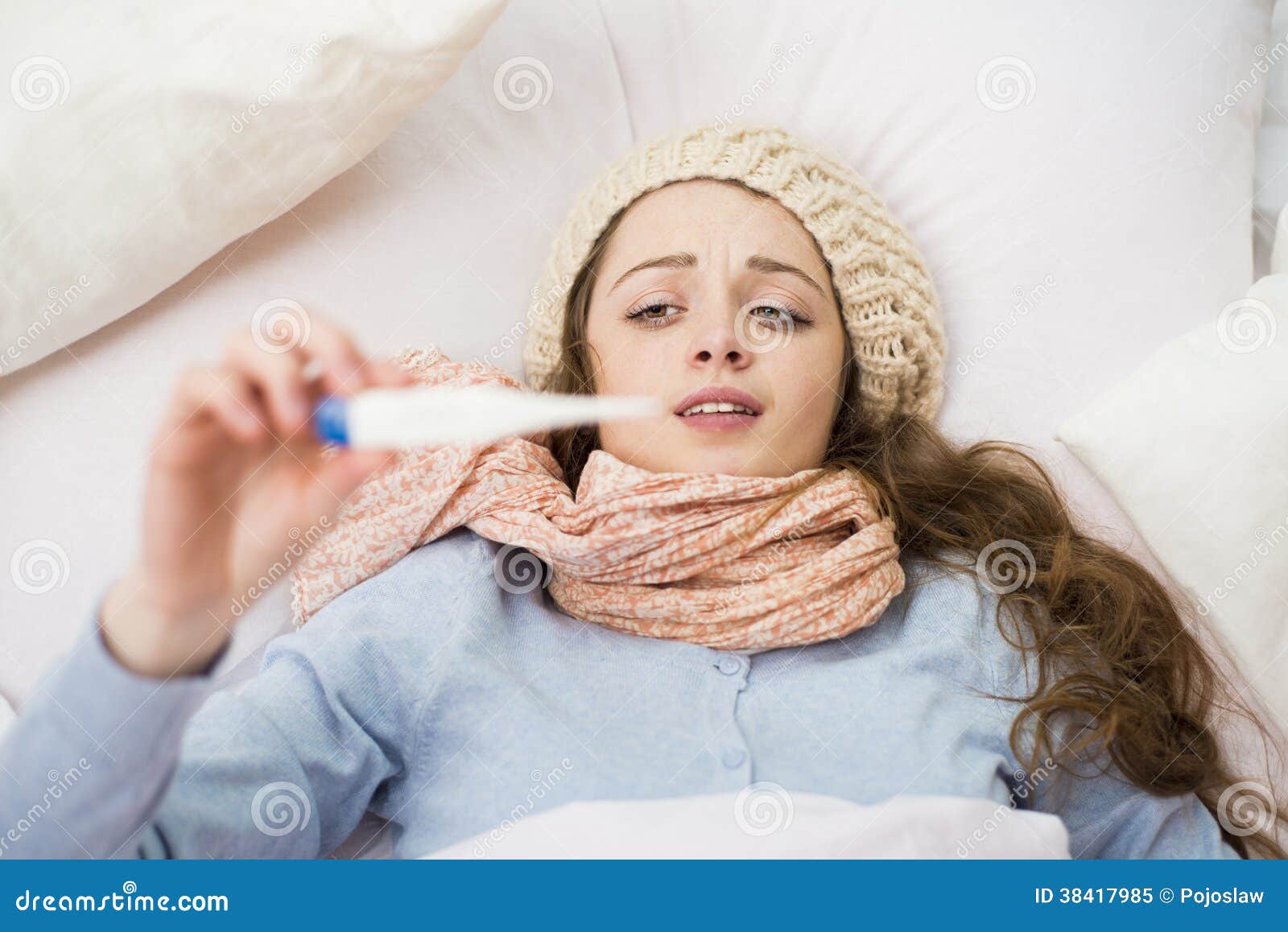 Sick woman stock image. Image of health, sickness, illness - 38417985
