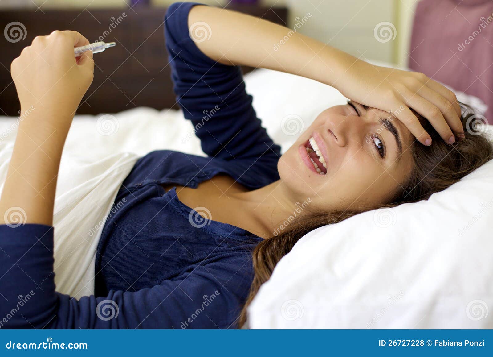 Sick Woman with Bad Headache Stock Photo - Image of pain, home: 26727228