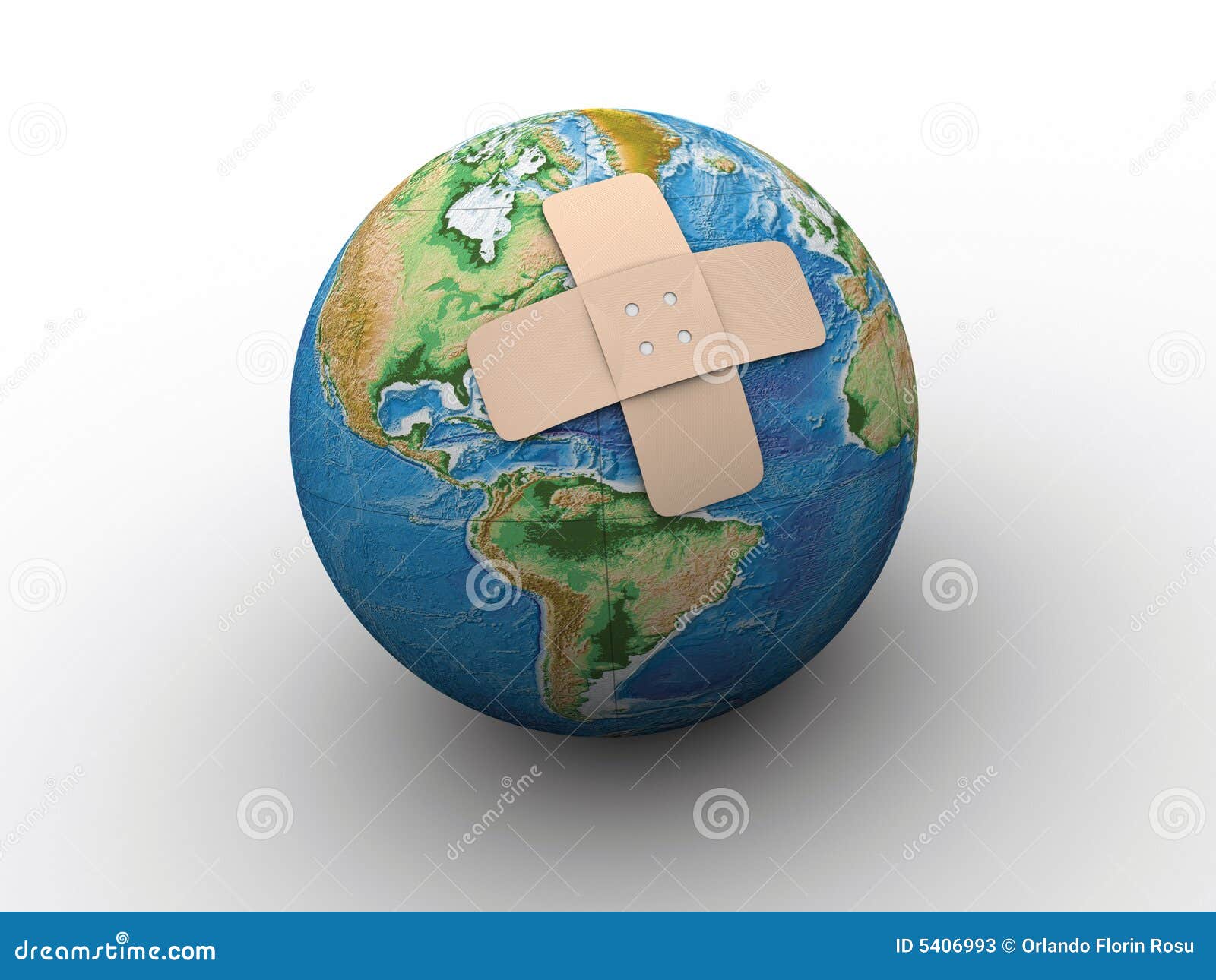 Sick world stock illustration. Illustration of world, solution - 5406993